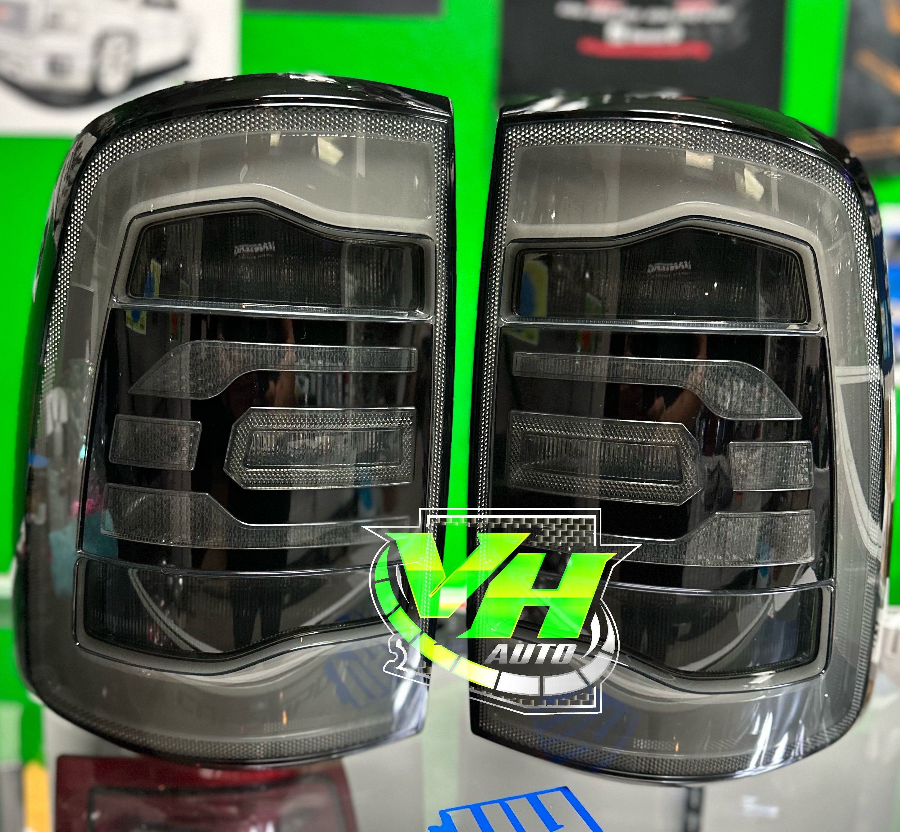 Dodge Ram 2009-2018 "PHANTOM 5th Gen Style" Tail Lamps – VH Auto